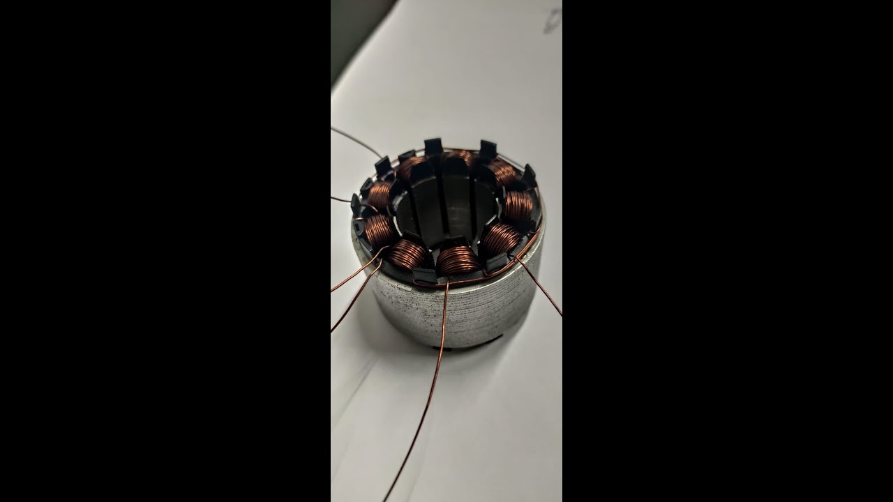 BLDC Needle winding machine (High fill factor) - YouTube