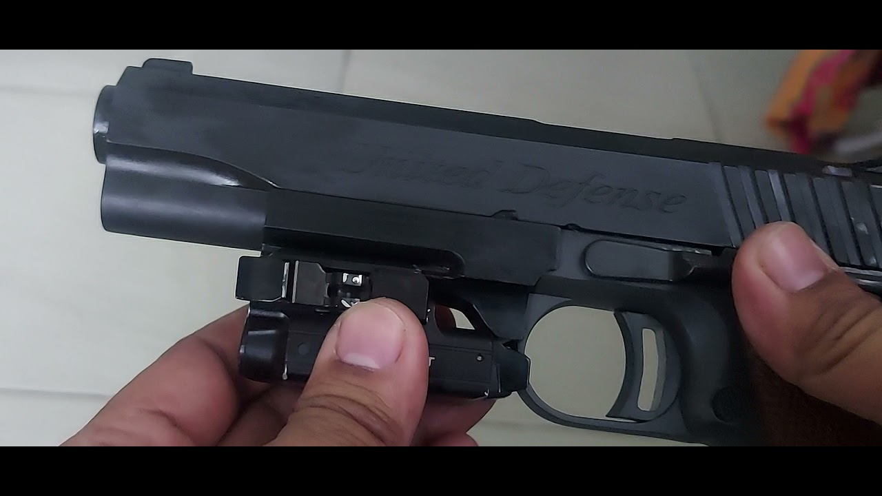 KYY TACTICAL - We installed Tactical picatinny rails in a standard 1911 ...