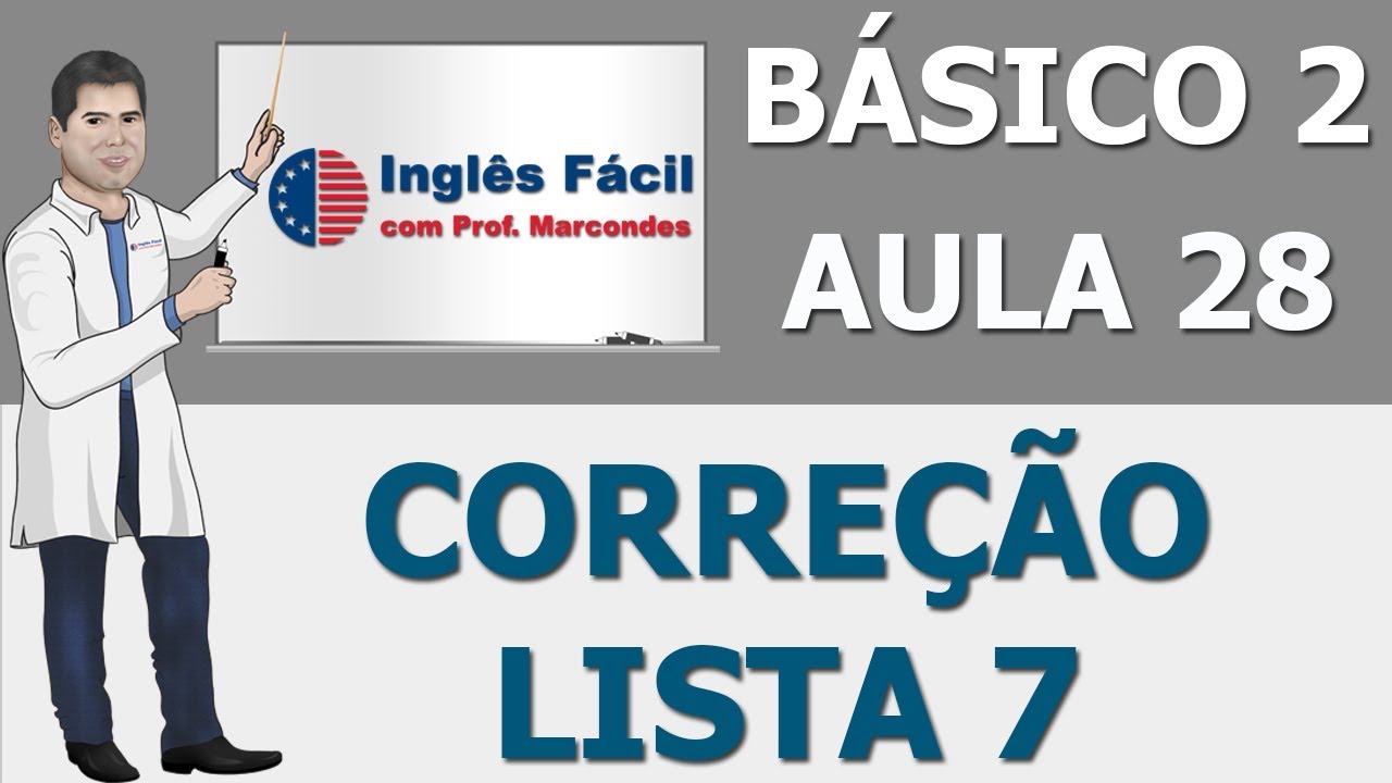 Aula 28 - Correção Lista 7 - YouTube