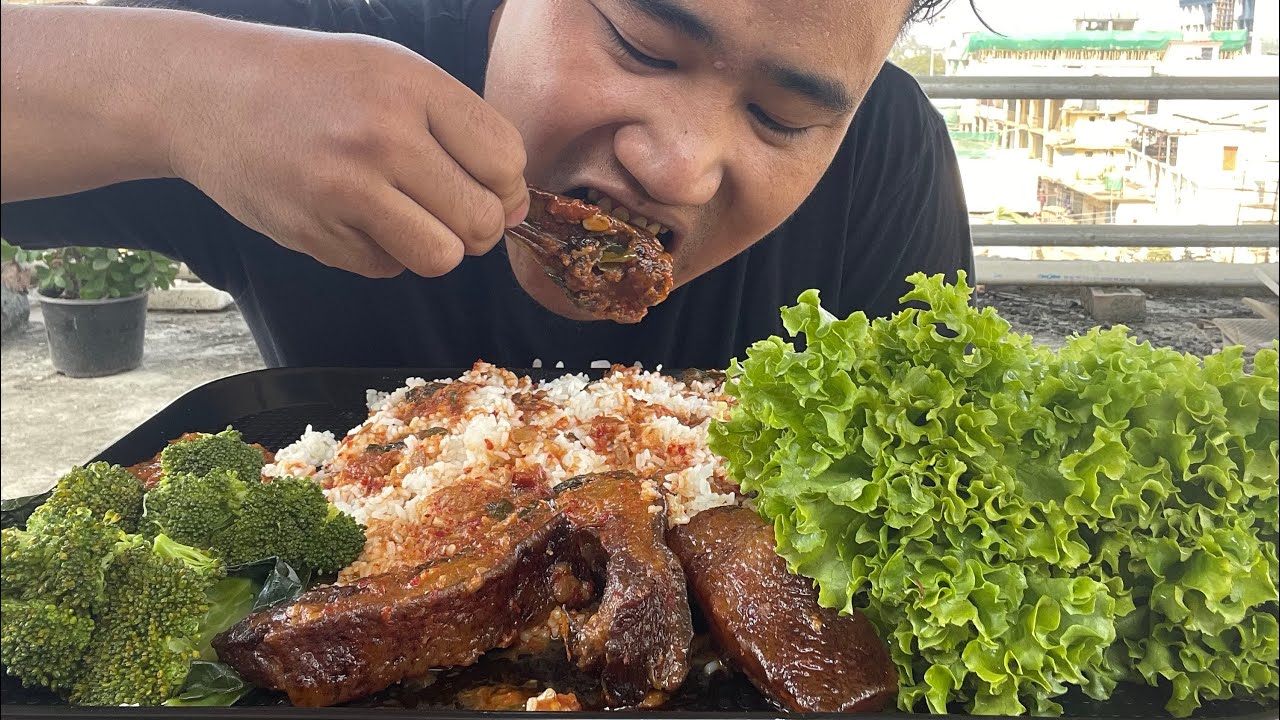 Smoked Pork With Axone Mukbang | Naga Food | Naga Food Mukbang | Naga ...