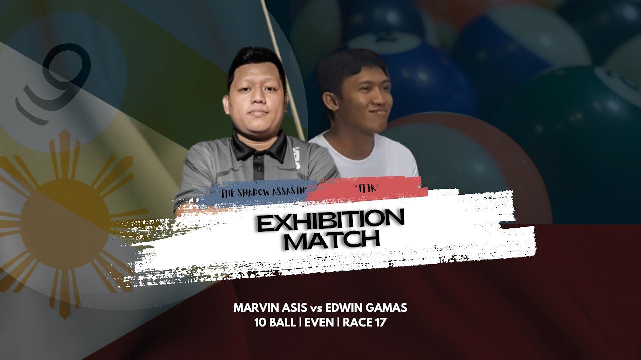 MARVIN ASIS vs EDWIN GAMAS | 10 BALL | EVEN | RACE 17 - YouTube