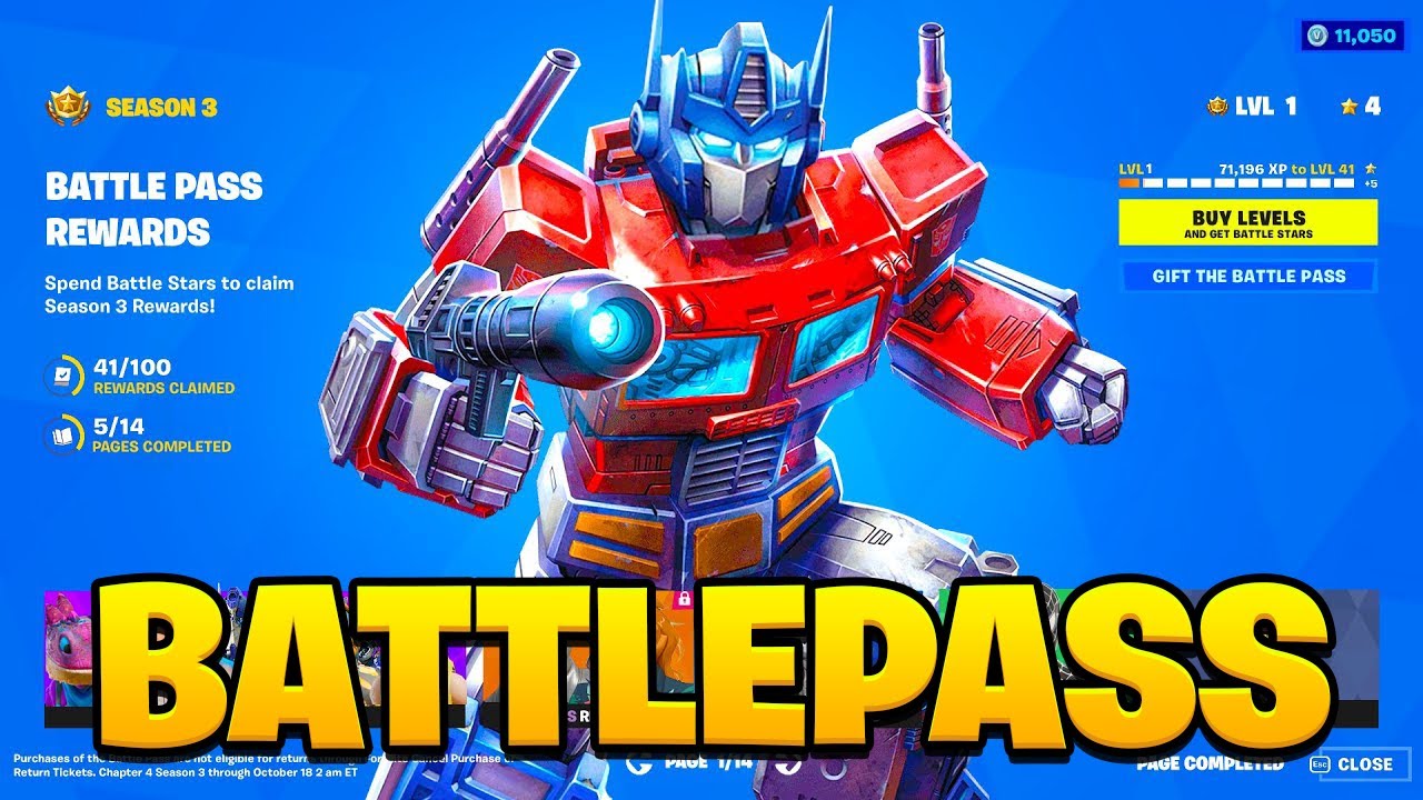 DAS IST DER KOMPLETTE SEASON 3 *BATTLEPASS*| Alles gezeigt - YouTube