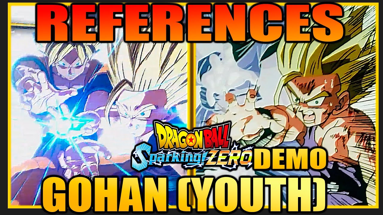 (12) Sparking Zero Gohan(Teen) Demo References - YouTube
