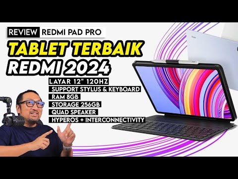 Tablet 12" TERBAIK REDMI 2024! Support Pen & Keyboard, Harga Miring ...