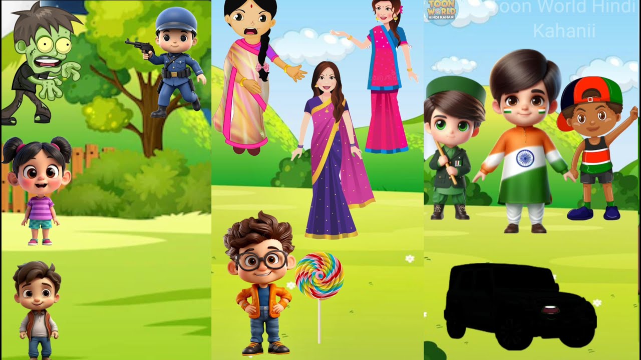 Cartoon vfx | long cartoon video | Kaddu paddu vedio - YouTube