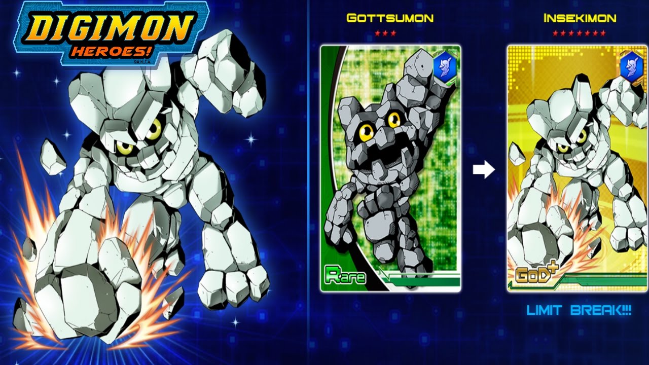 Digimon Heroes | Insekimon / Meteormon - YouTube
