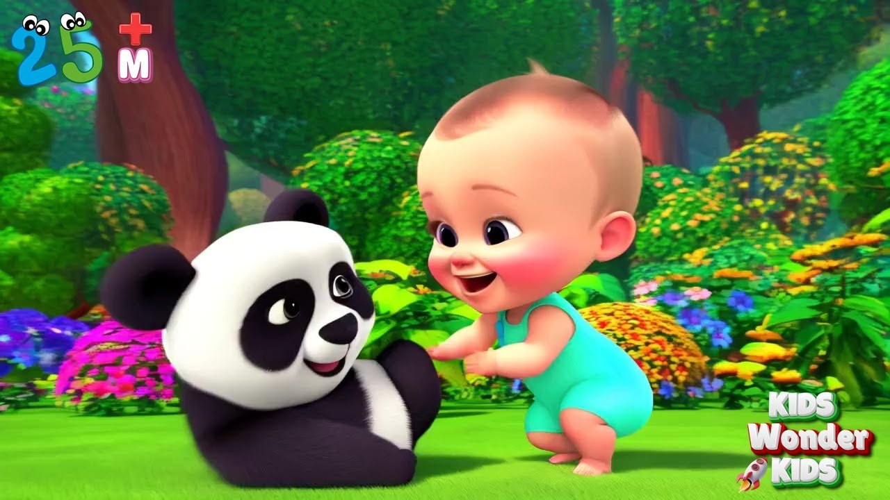 🐼👶 Baby Leo & Percy the Baby Panda! Kids Song | Sweet Garden Friends ...