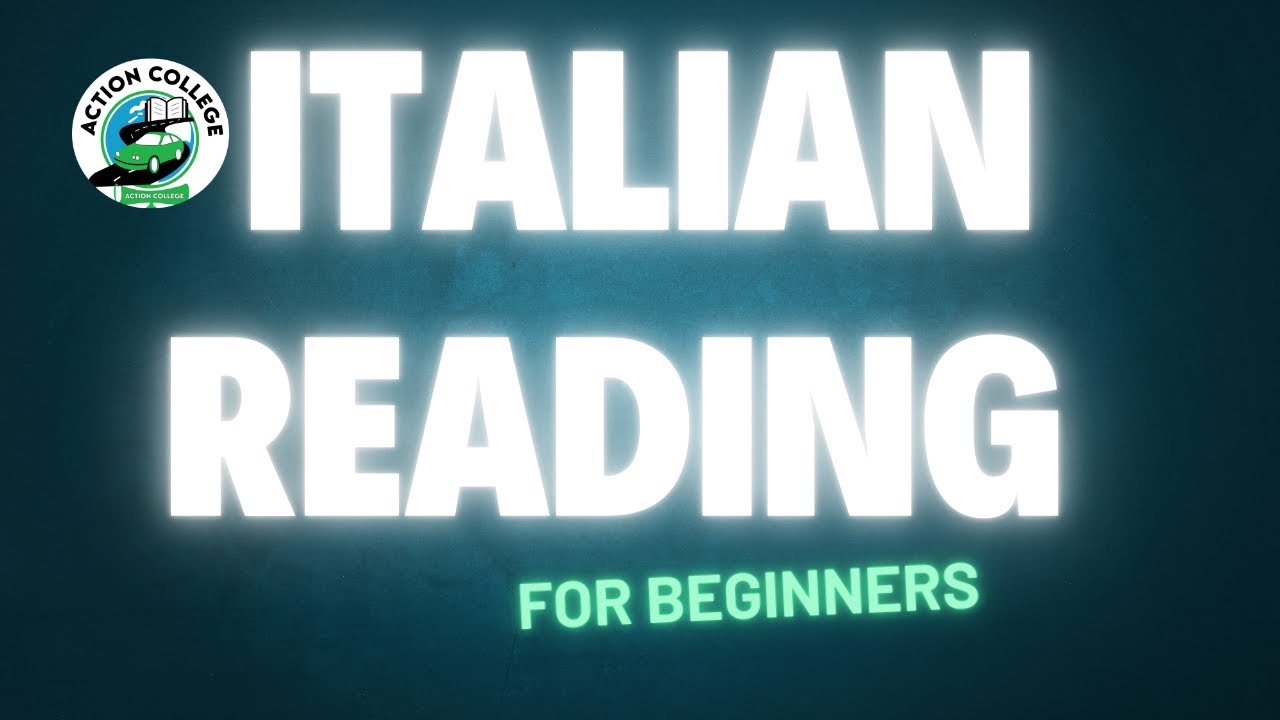 Italian Reading for Beginners listening and pronunciation exercise ...