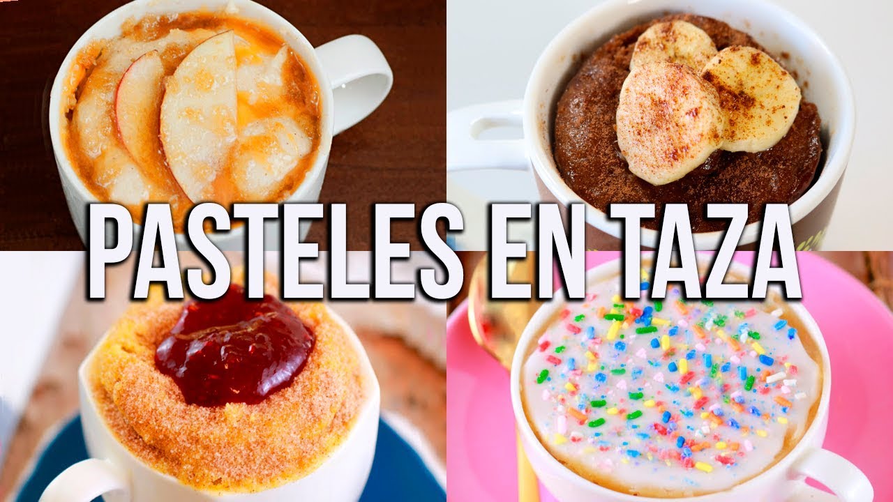 HAZ PASTELES EN TAZA EN SOLO 2 MINUTOS ️ POSTRES SIN HORNO FACILES Y RAPIDOS - Tutoriales Belen ...
