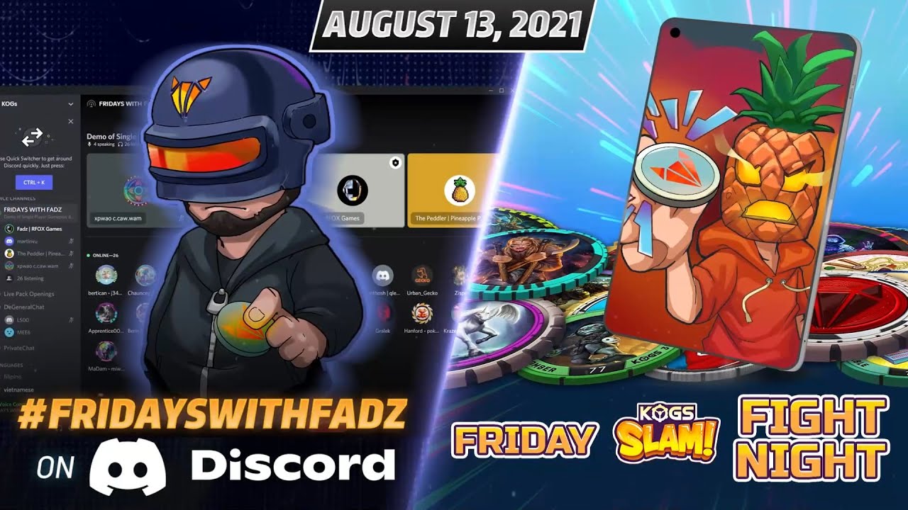 KOGs: SLAM! #FridayWithFadz AMA and Friday SLAM Fight Night vs Pete ...