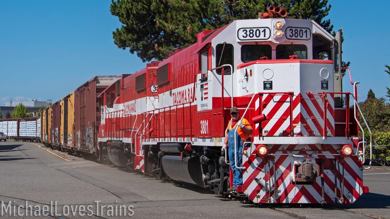 Tacoma Rail Operations on the Lakewood Sub - Summer 2021 - YouTube
