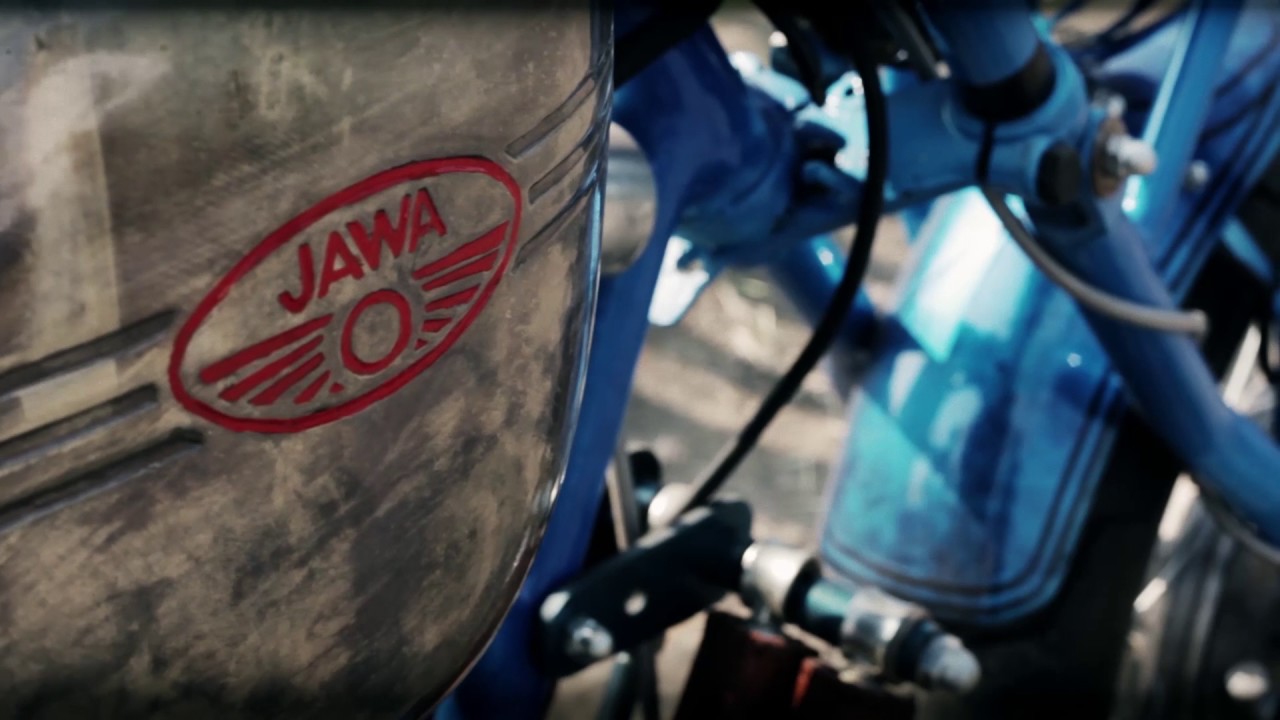Darkside Customs - Hybrid New-Age Vintage Jawa - YouTube