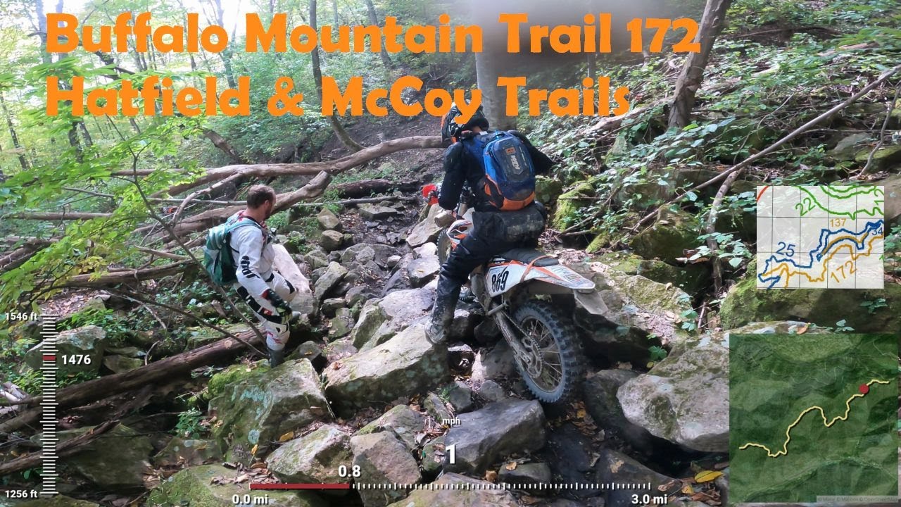 Buffalo Mountain Trail 172 - Hatfield & McCoy Trails - YouTube