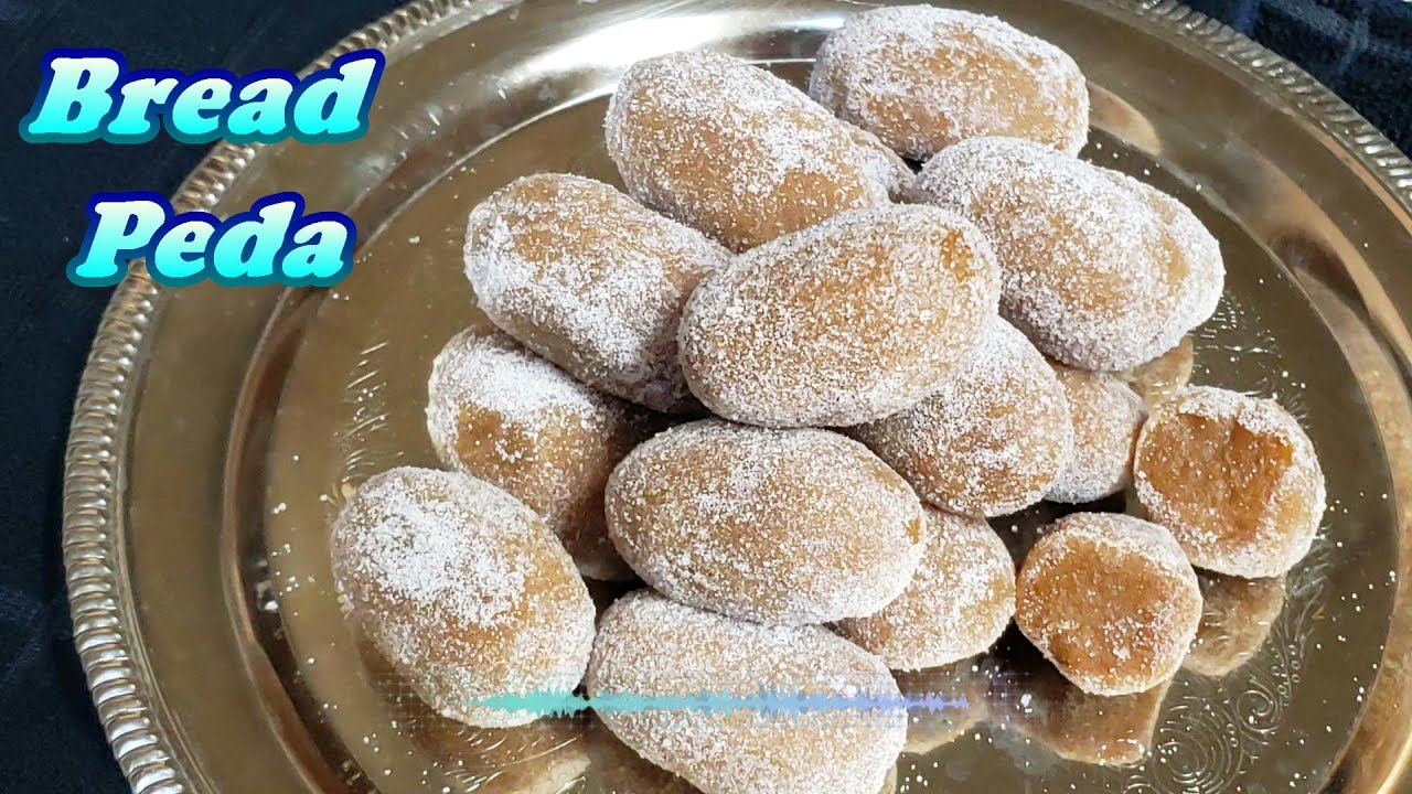 बेड से बनाए मथुरा पेडे / White Bread Peda | How To Make Bread Ladoo ...