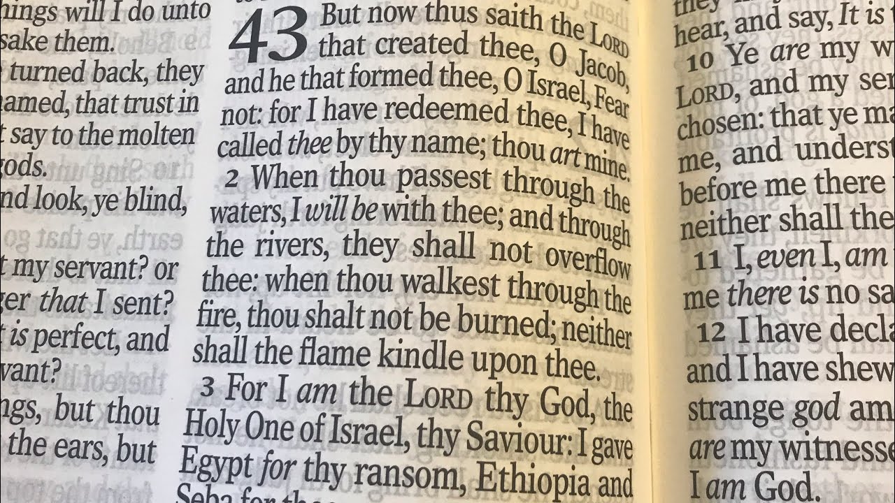 Isaiah Chapter 43 - YouTube