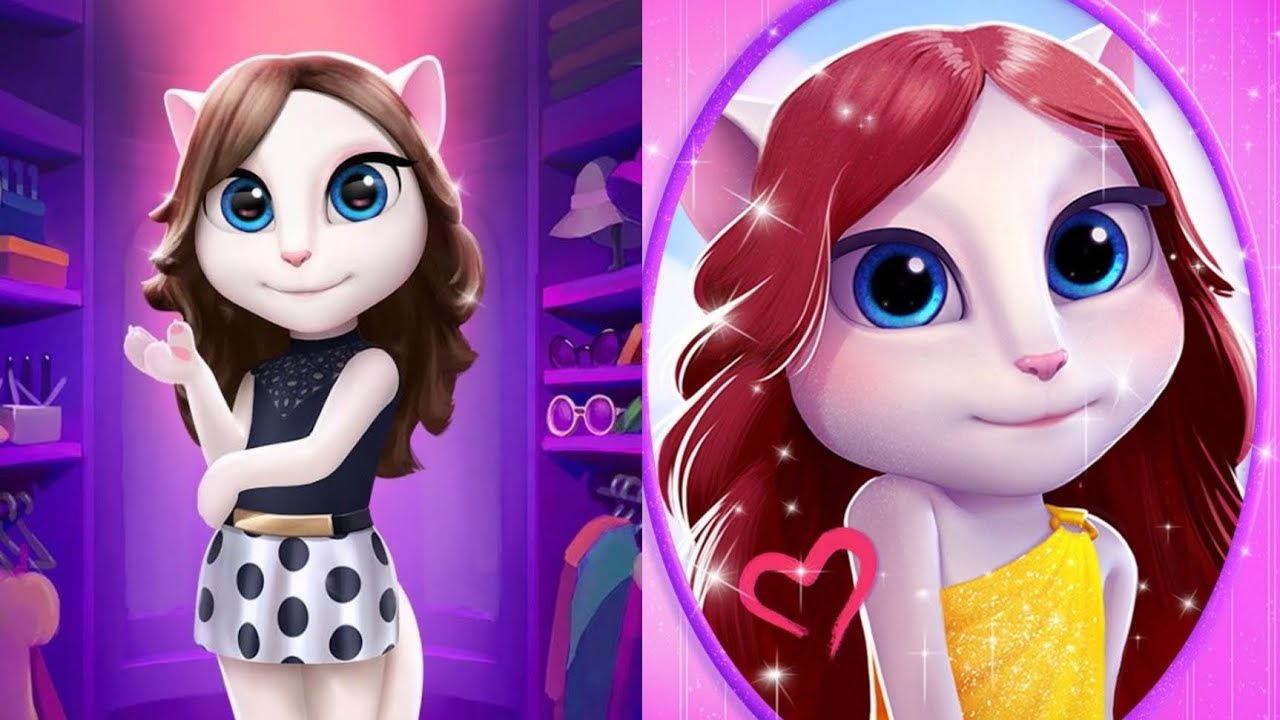 Talking Angela Cartoon Game Play 🔥 New Episode 😂 part 2 - YouTube