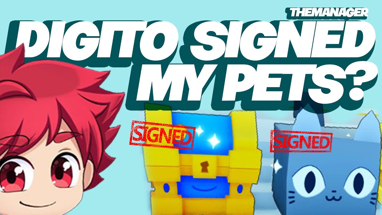 DIGITO SIGNED MY HUGE PETS!!! - YouTube