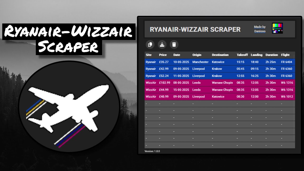 Ryanair-WizzAir Scraper | Browser Extension - YouTube