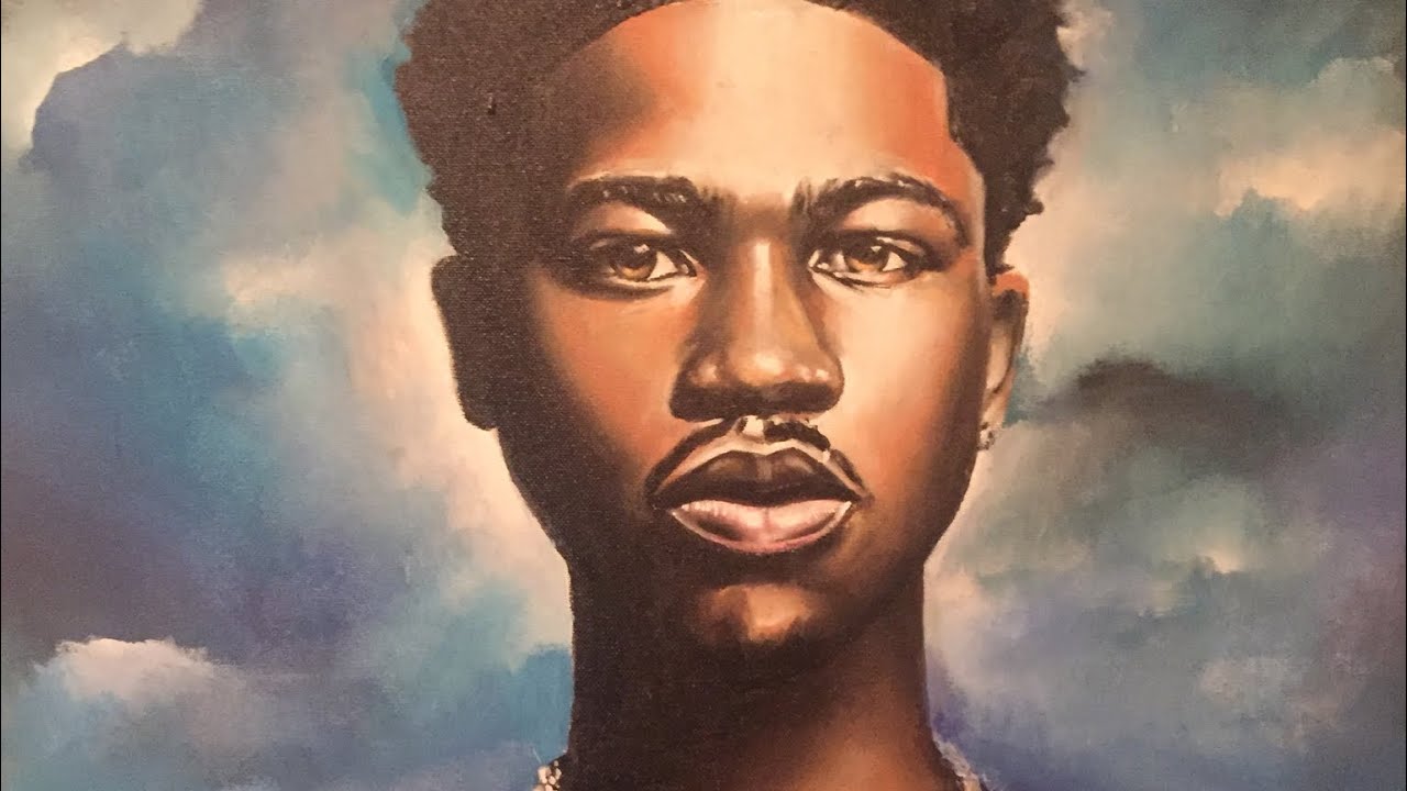TIME LASPE portrait painting of RODDY RICCH - YouTube
