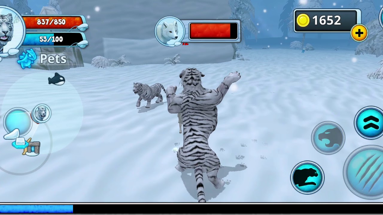 Snow Tiger Family Sim #7 - Android Gameplay - YouTube