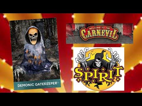 Spirit Halloween 2024 3.5Ft Demonic Gatekeeper Animatronic Sneak Peek!!! - YouTube