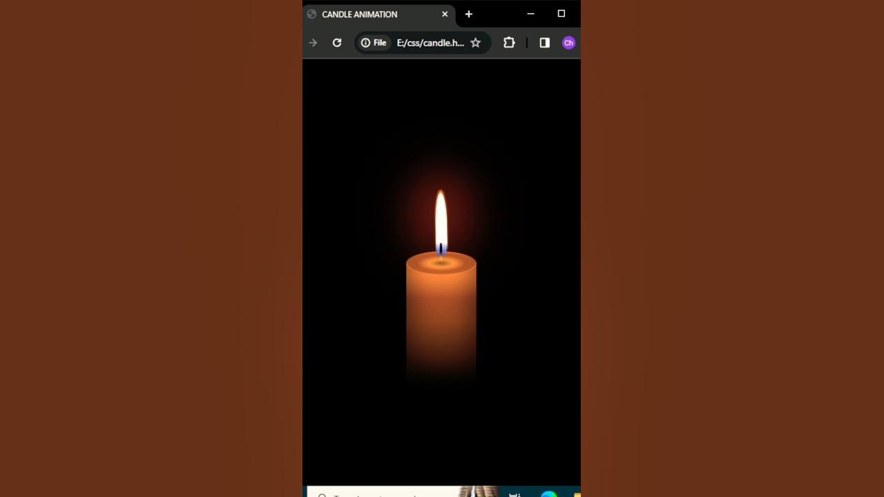 How to make candle 🕯️ | HTML CSS - YouTube