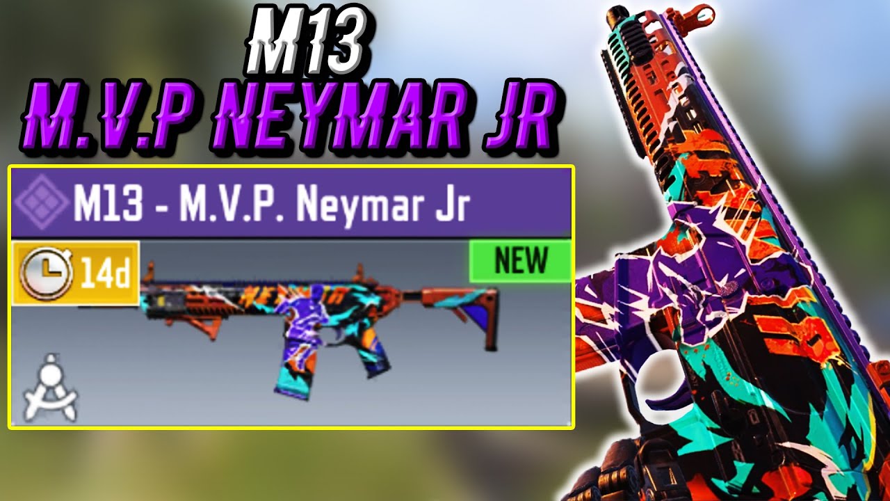*NEW* M13 M.V.P NEYMAR JR BLUEPRINT GAMEPLAY in COD MOBILE | Tactical ...