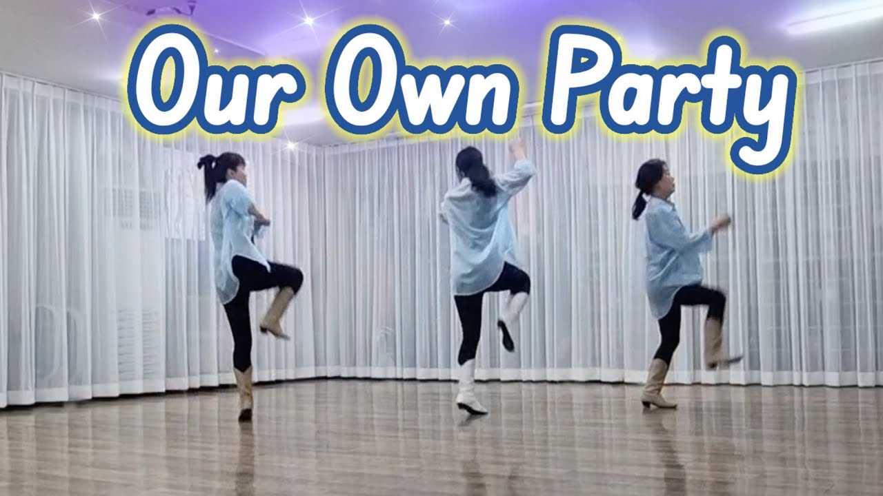 Our Own Party Line Dance (Intermediate)-October 2023 - YouTube