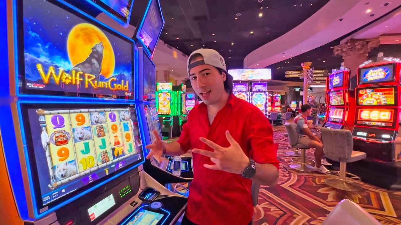 Gambling For Over 1 Hour On Wolf Run Gold Slot Machines! - YouTube