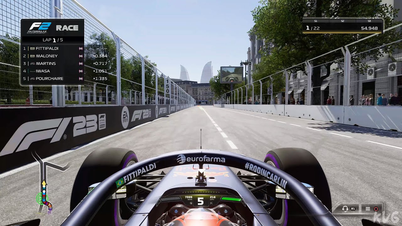 F1 23 - Enzo Fittipaldi - F2 2023 Gameplay (PS5 UHD) [4K60FPS] - YouTube