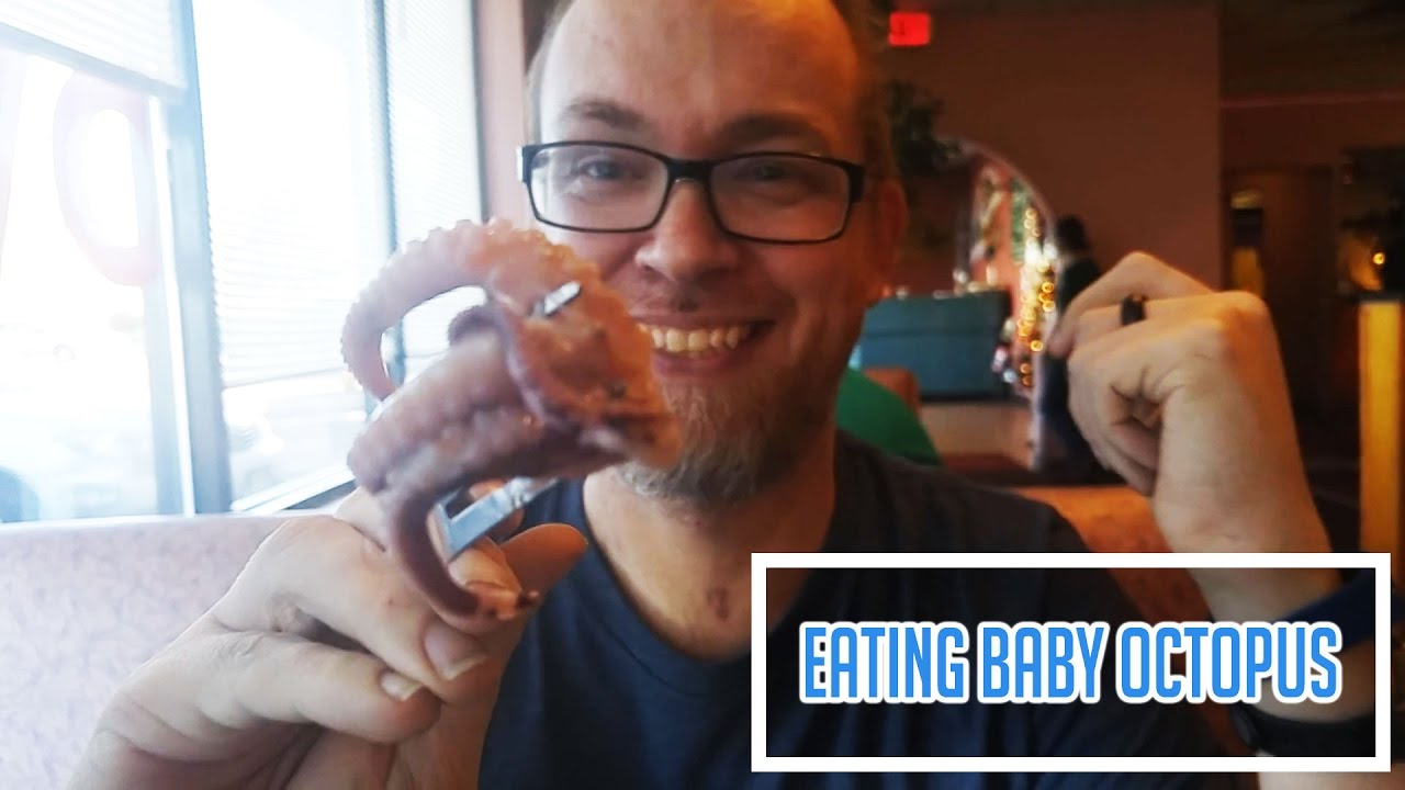 We Try Eating Baby Octopus! - YouTube