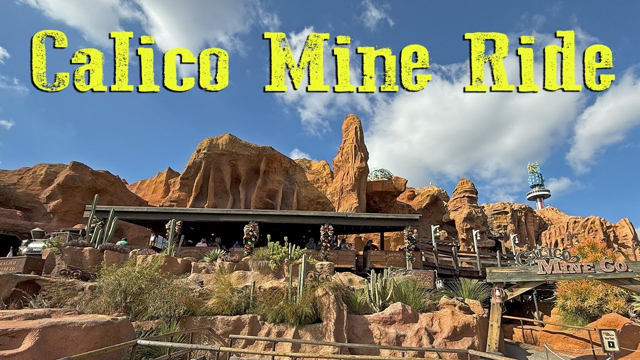Calico Mine Ride - Knott's Berry Farm Ghost Town - YouTube