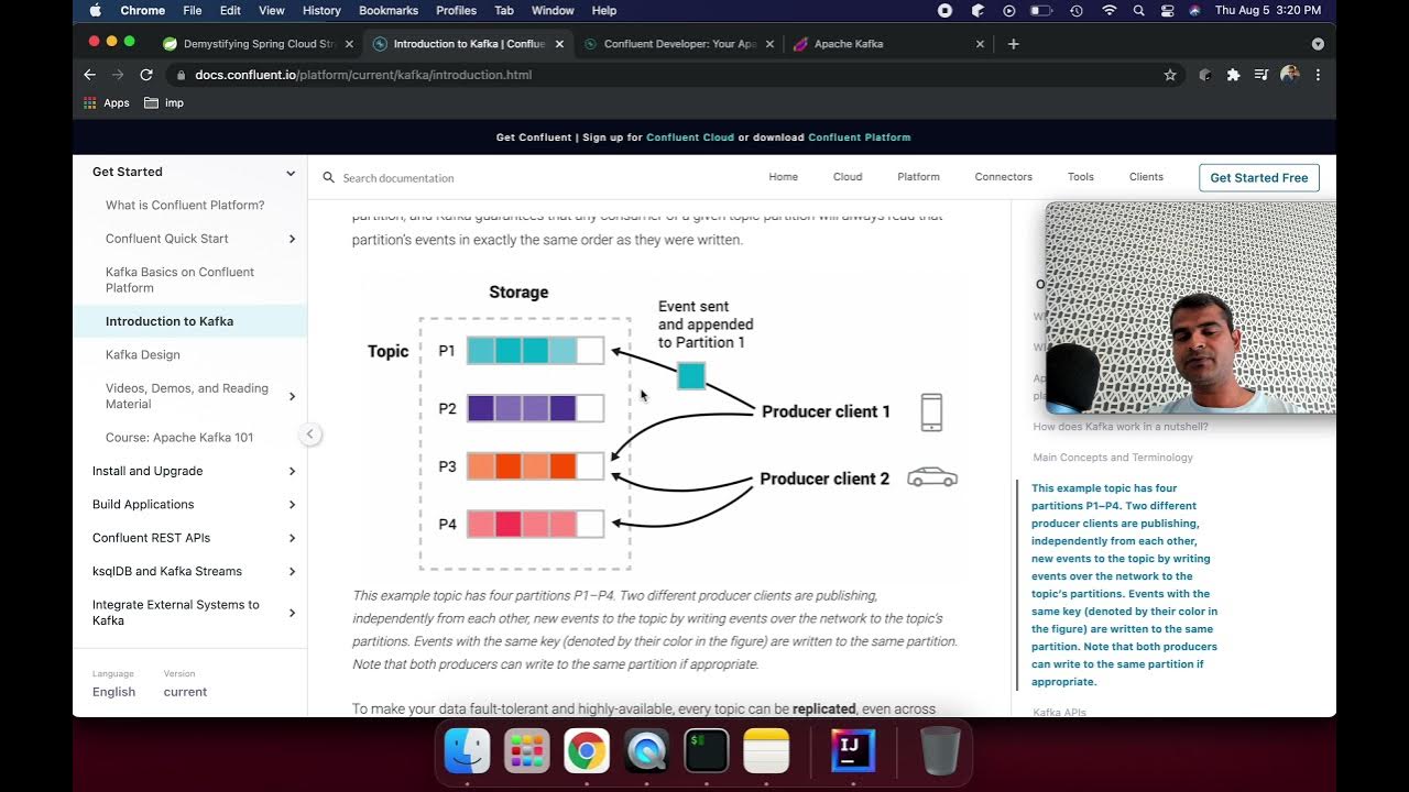 2 - Spring Cloud Stream producers with Apache Kafka partitions - YouTube