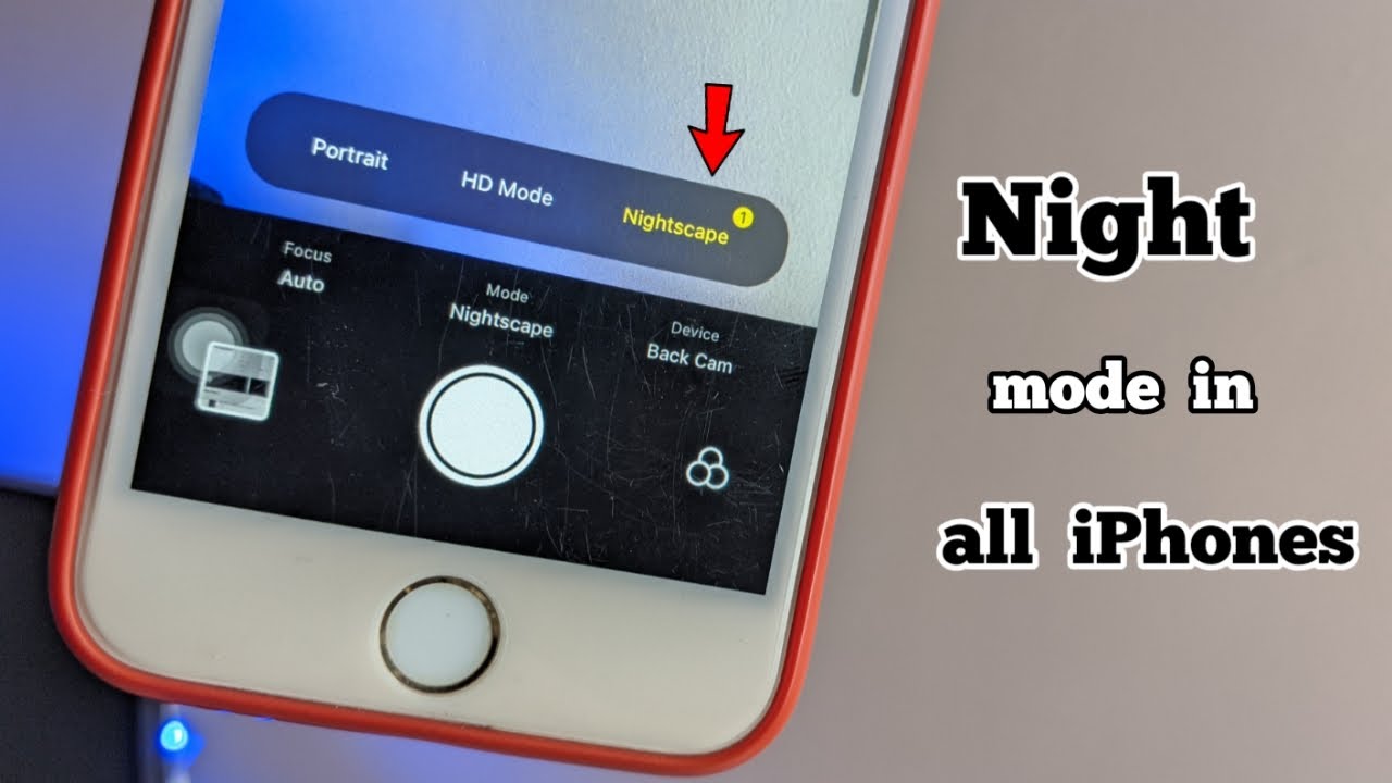 Night mode in all iPhones || Nightscape mode for iPhone 6 - YouTube