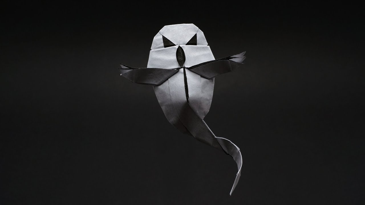 ORIGAMI GHOST 👻(Oriol Esteve) - HALLOWEEN - YouTube