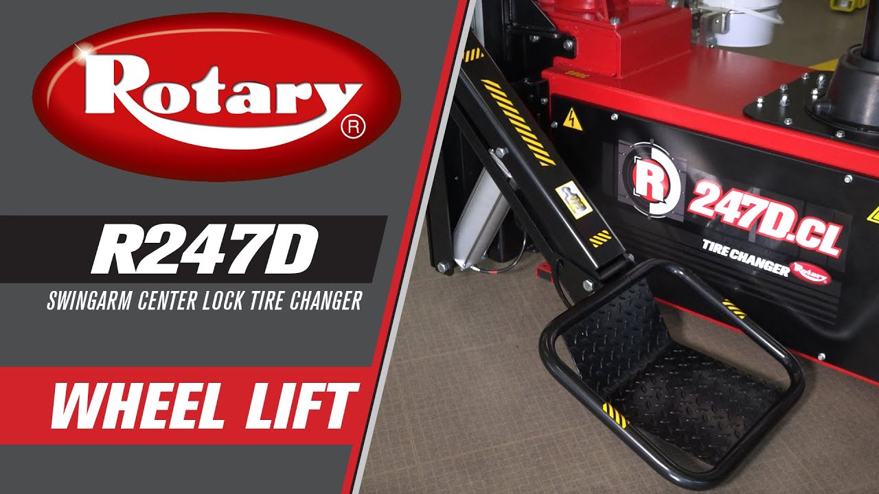 Rotary R247D Tire Changer: Wheel Lift - YouTube