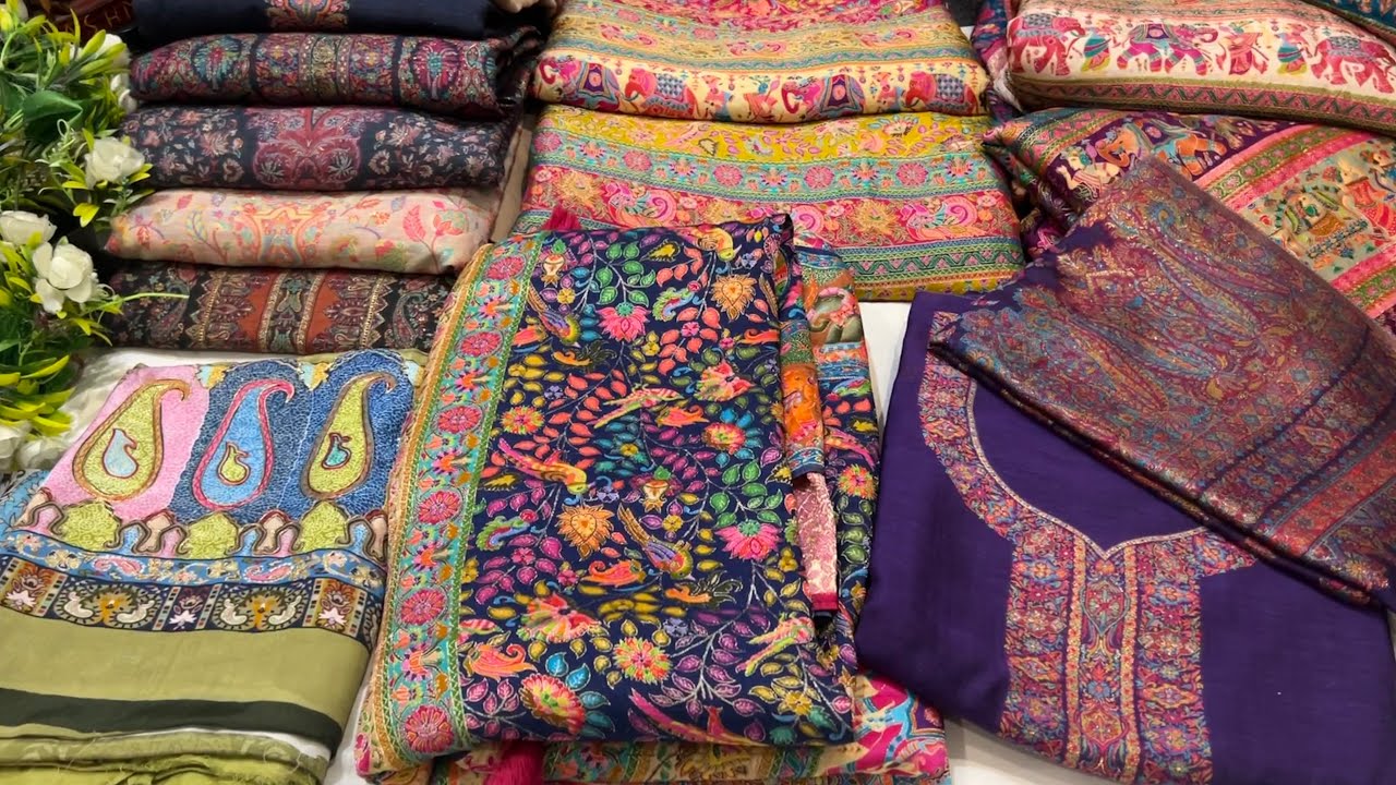 Premium silk Weaving Jamawar Suits & Sarees. WhatsApp: +91-7051012285 # ...