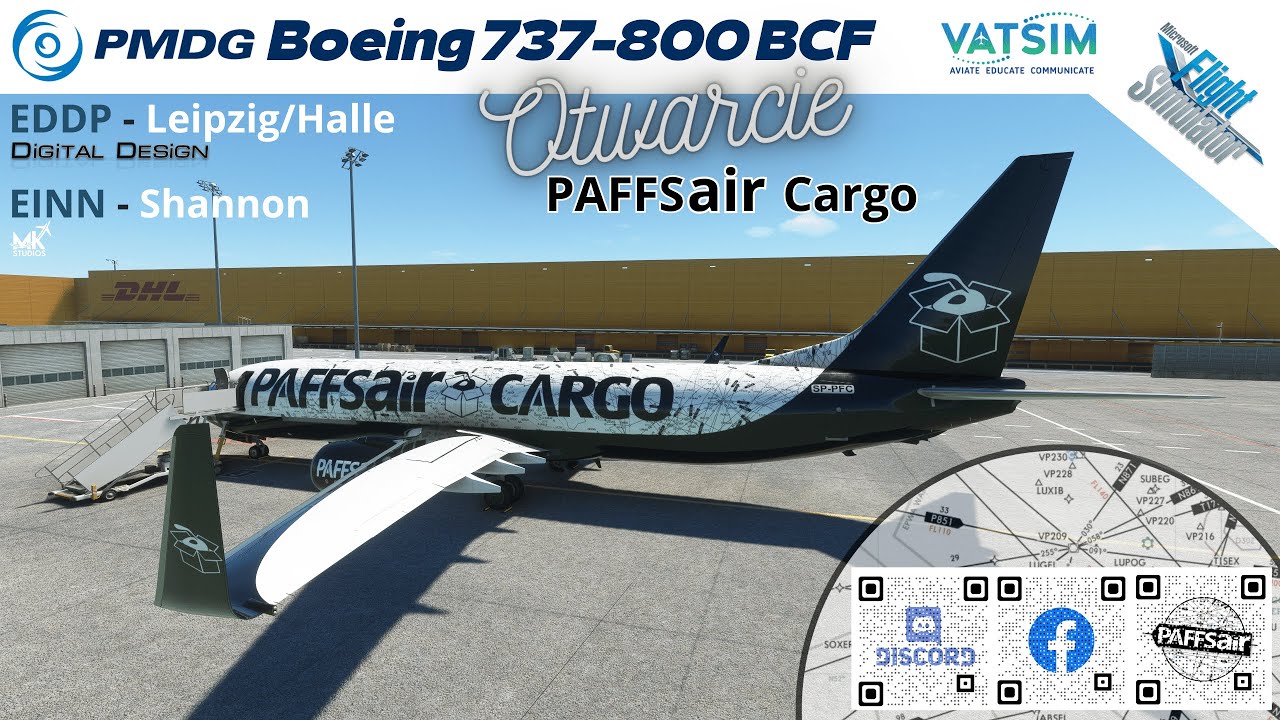 [MSFS] LIVE | ️ VATSIM | CARGO OPERATIONS | Leipzig EDDP - Shannon EINN ...