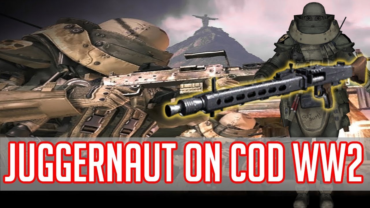 JUGGERNAUT on COD WW2! (multiplayer gameplay) - YouTube