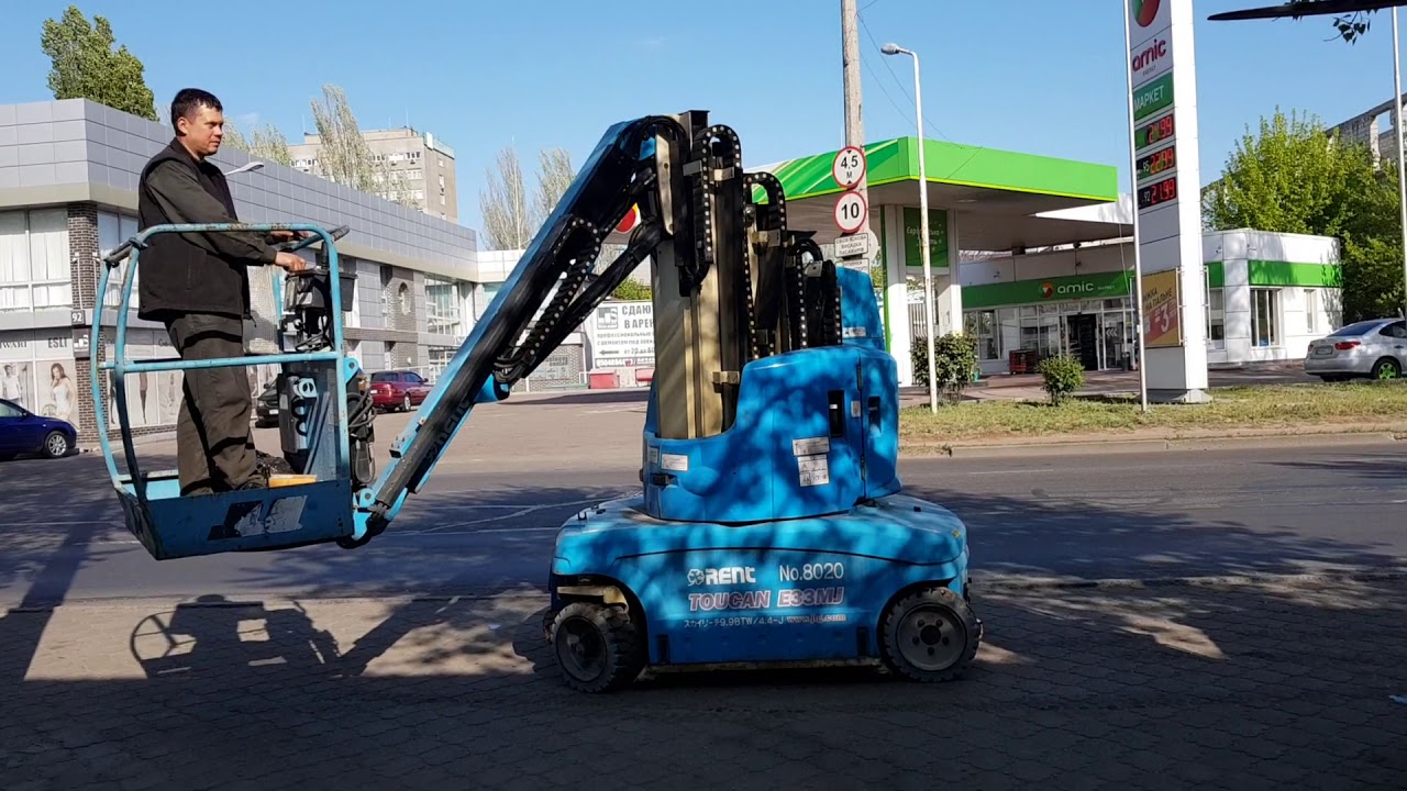 Автономная самоходная вышка JLG E33MJ №2 - YouTube