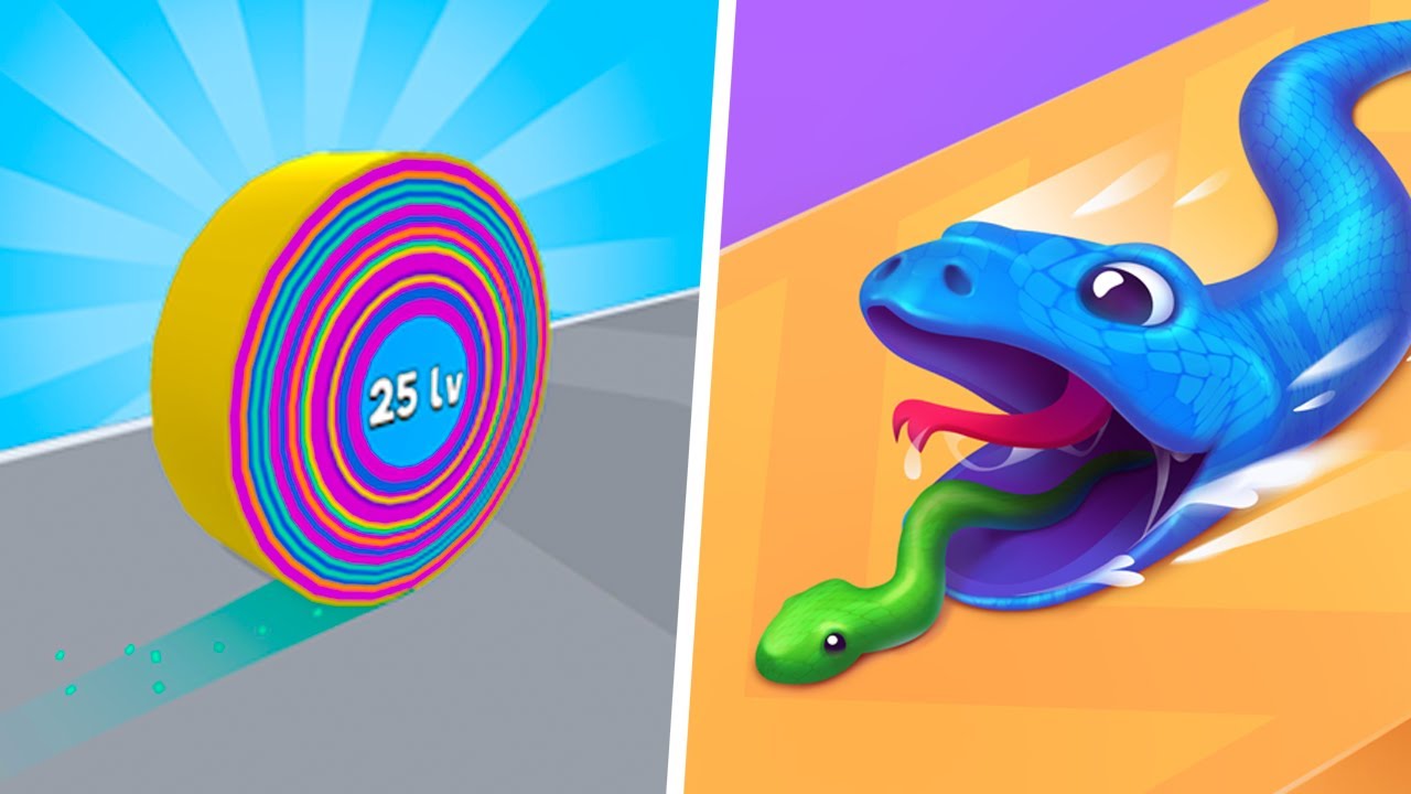 Peel Runner 3D | Snake Run Race - 1⭐Gameplay Walkthrough (Freeplay ...