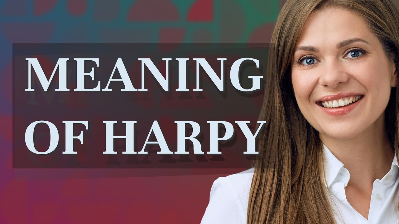 Harpy | meaning of Harpy - YouTube