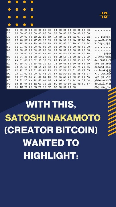 Decoding the Mystery of Bitcoin's Genesis Block Message - YouTube