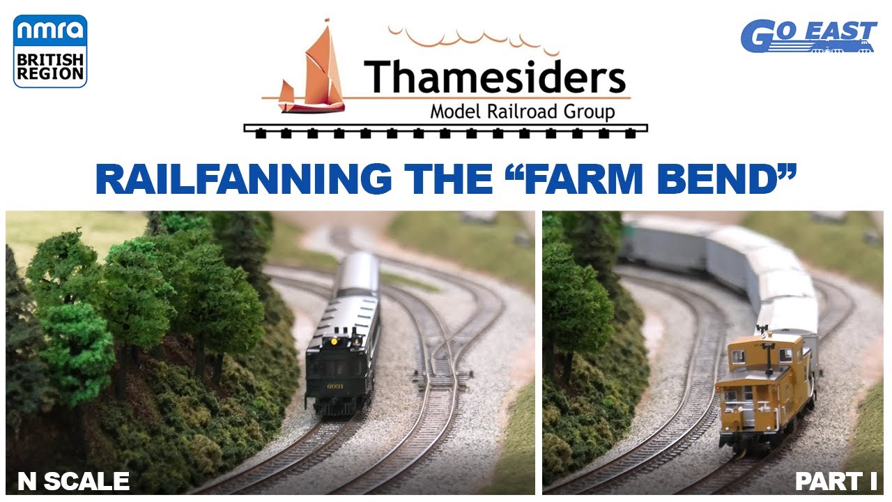 Railfanning the Farm Bend on the N Scale - YouTube