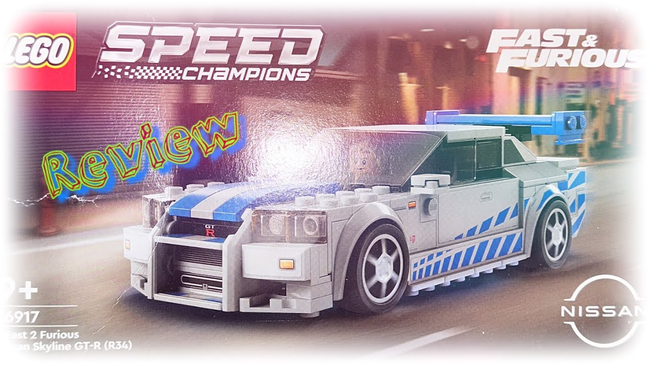 Lego Speed Champions Fast & Furious Nissan Skyline GT-R (R34) Review ...