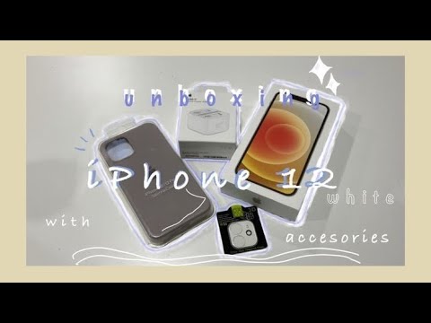 iPhone 12 White 🌥 unboxing + review 😔 - YouTube