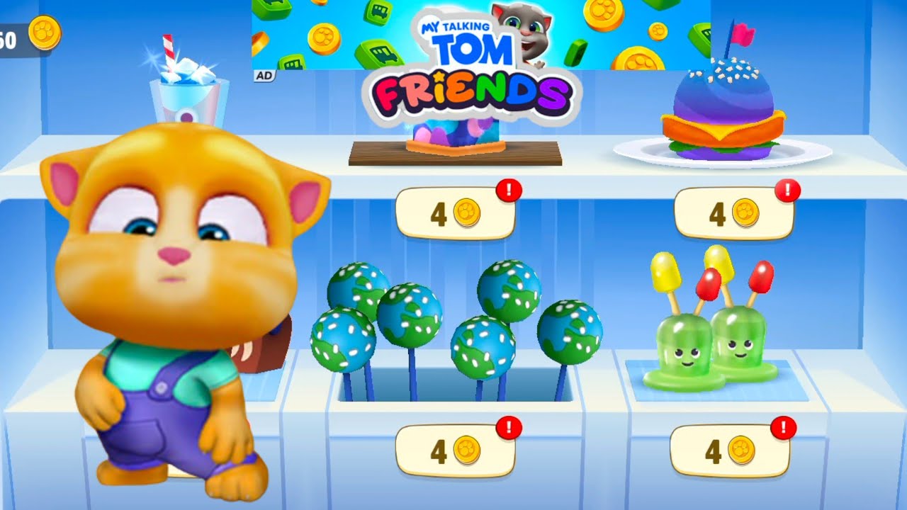 Tom Friends Food Gala In The House 😍 - My Talking Tom Friends Carrying ...