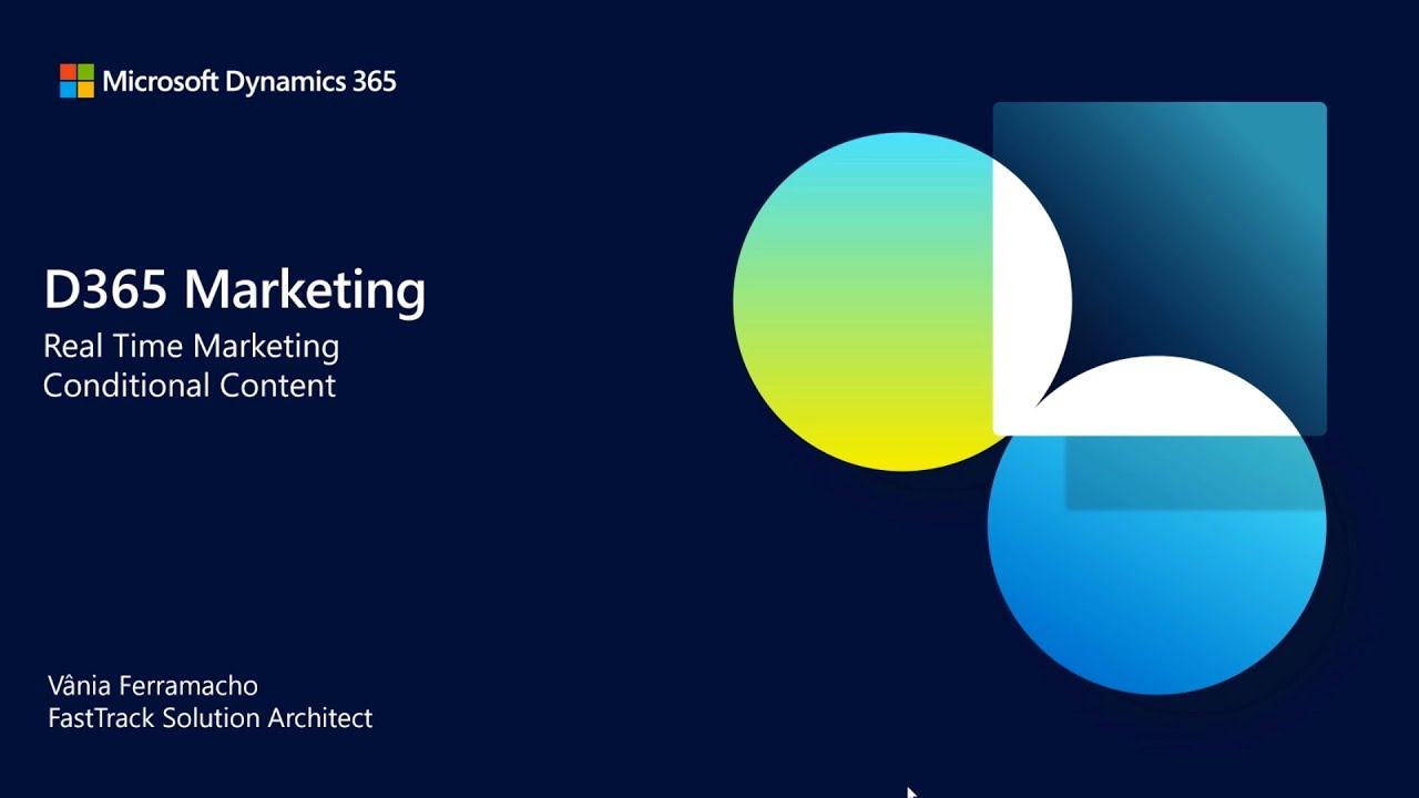 D365 Marketing Conditional Content - TechTalk - YouTube