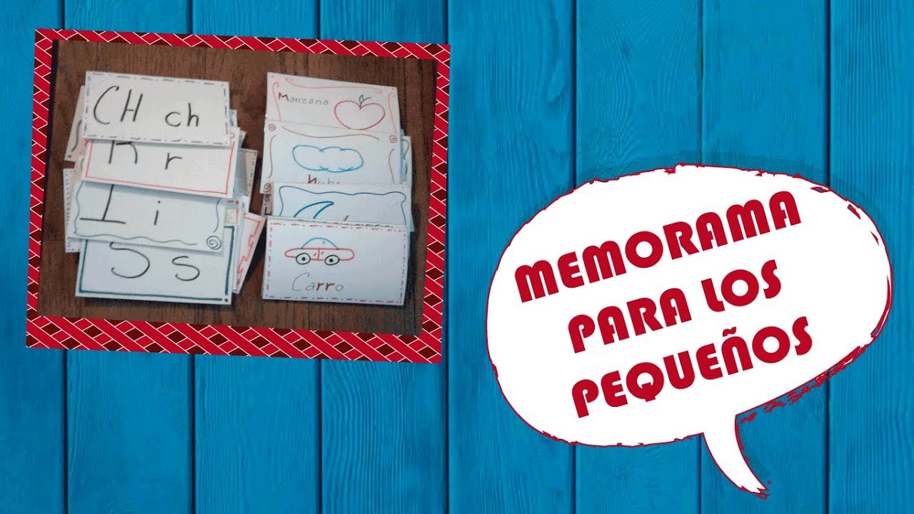 Memorama con el Abecedario y Dibujos - YouTube