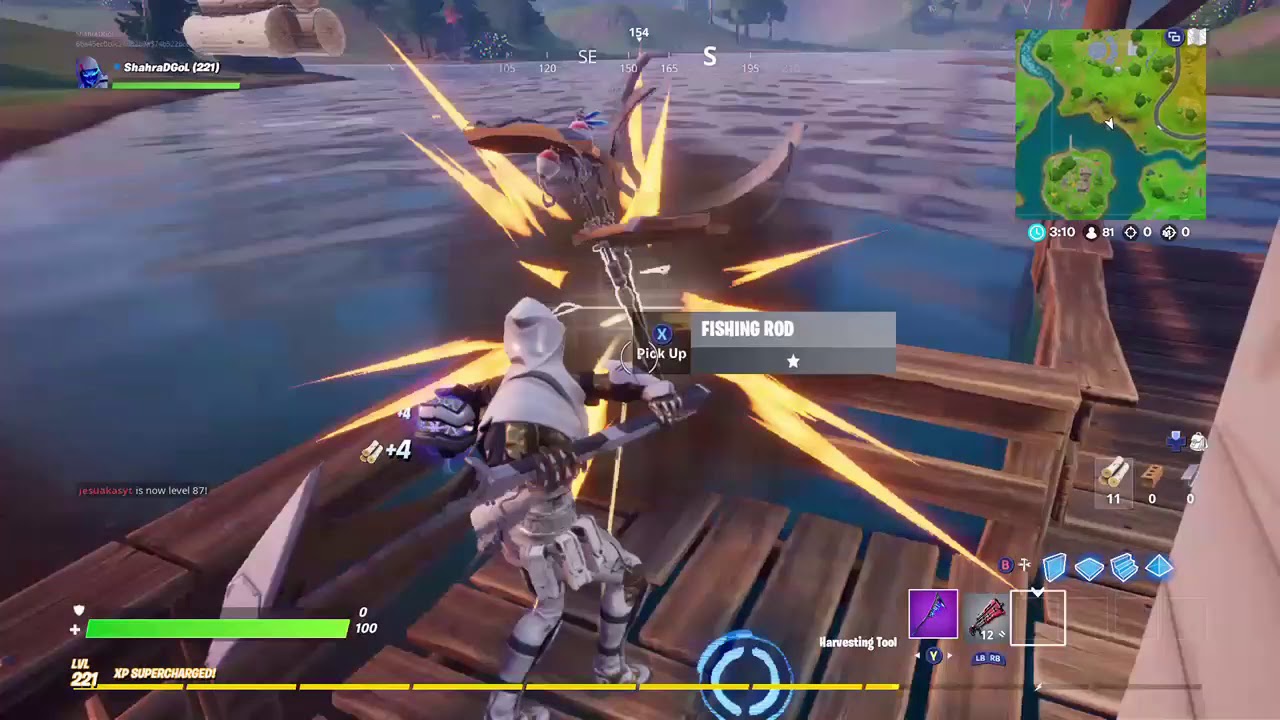 catch weapons from fishing spots - YouTube